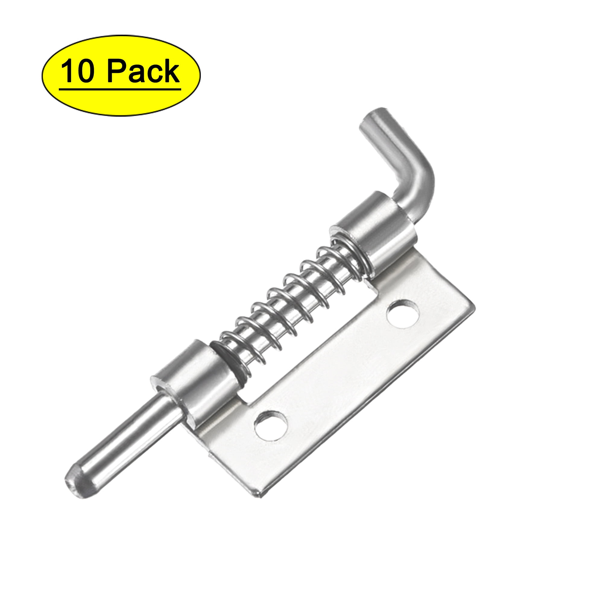 Carbon Steel Lock Bolt Spring Loaded Pin Latch 52mm Long (Left) 10pcs ...