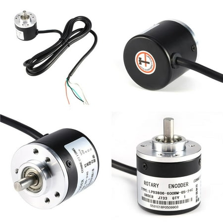 Optical Rotary Encoder 600P/R DC Photoelectric Encoder 5-24V AB 2 ...