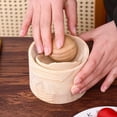 3.9in Wood Dumpling Wrapper Maker, Manual Dumpling Skin Maker Round ...