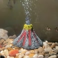 PEACNNG Aquarium Volcano Bubbler Decorations - Fish tank Volcano Air ...