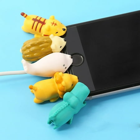 Funny Animal Bite Cable Protector Cable Organizer Data Line | Walmart ...