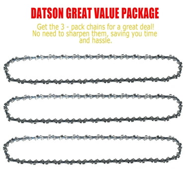 2 PACK Chainsaw Chain Replacement for 9.5" Harbor Freight Portland ...