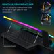 TopMate C12 Laptop Cooling Pad RGB Gaming Laptop Fan for Desk, Notebook ...