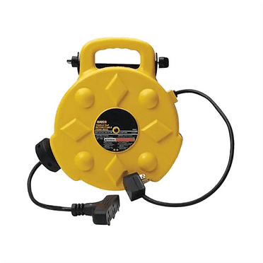 50' HD Extension Cord Reel W/ Lighted T-Tap - Walmart.com