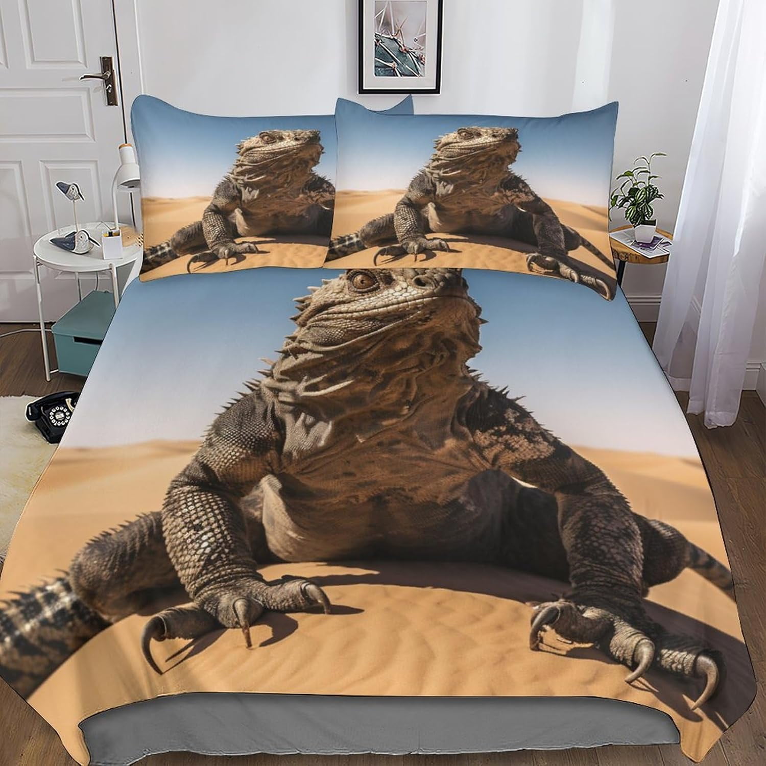Click here for Yingd Lizard 3 Piece Set  3d Printed Bedding  Pill... prices