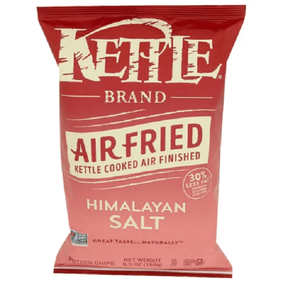 Kettle Brand Air Fried Himalayan Salt Kettle Chips, 3-Pack 6.5 oz. Bags ...