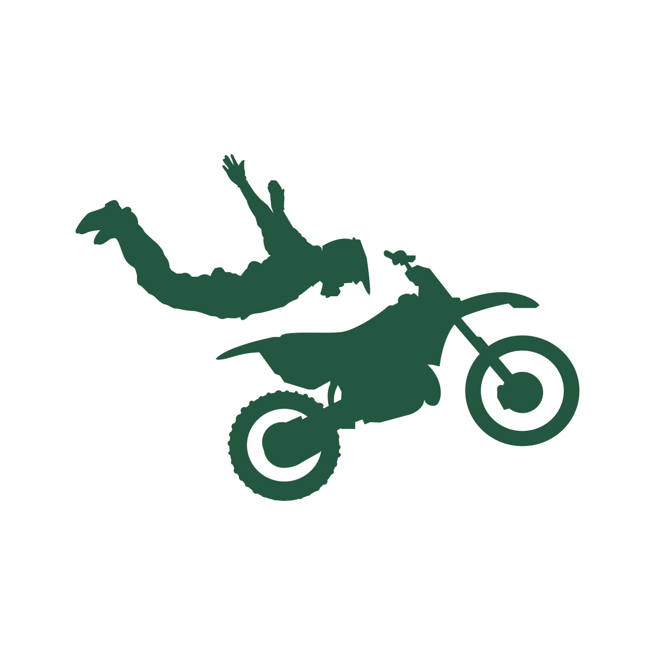 Freestyle Motorcross Stunt Sticker Decal Die Cut - Self Adhesive Vinyl ...