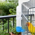 Automatic Bird Feeder & Water Dispenser, Hanging Water Bottle and Food Feeder for Parrots ...