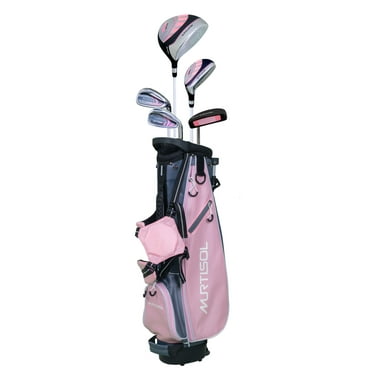 Golf Girl Junior Girls Golf Set V3 with Pink Clubs and Bag, Ages 8-12 ...