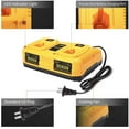 7.2V-18V Dual Port Fast Charger DC9320 Replacement for Dewalt 18V 14.4V ...