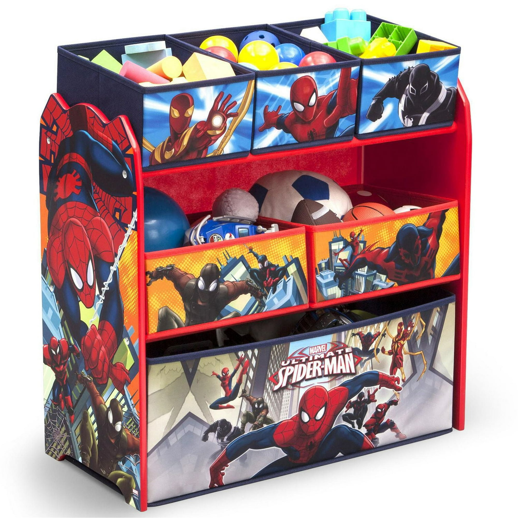 Click here for Marvel Spider-Man 6-Bin Toy Storage Organizer By D... prices