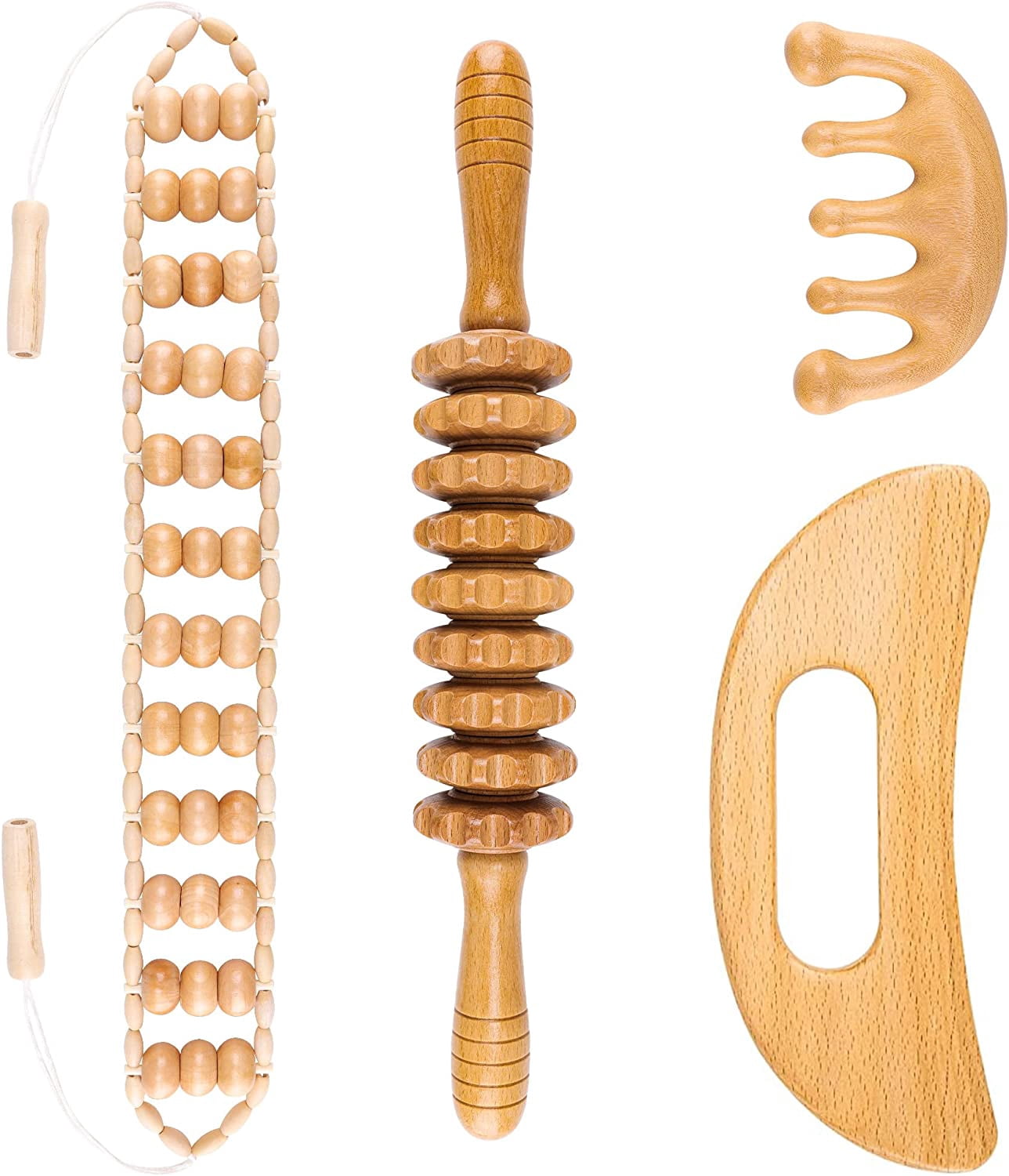 Wood Therapy Massage Tools, Lymphatic Drainage Massager Maderoterapia ...