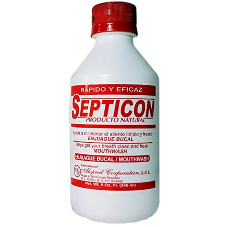 Septicon Mouthwash breath and fresh cleaning Enjuague Bucal 8oz ...