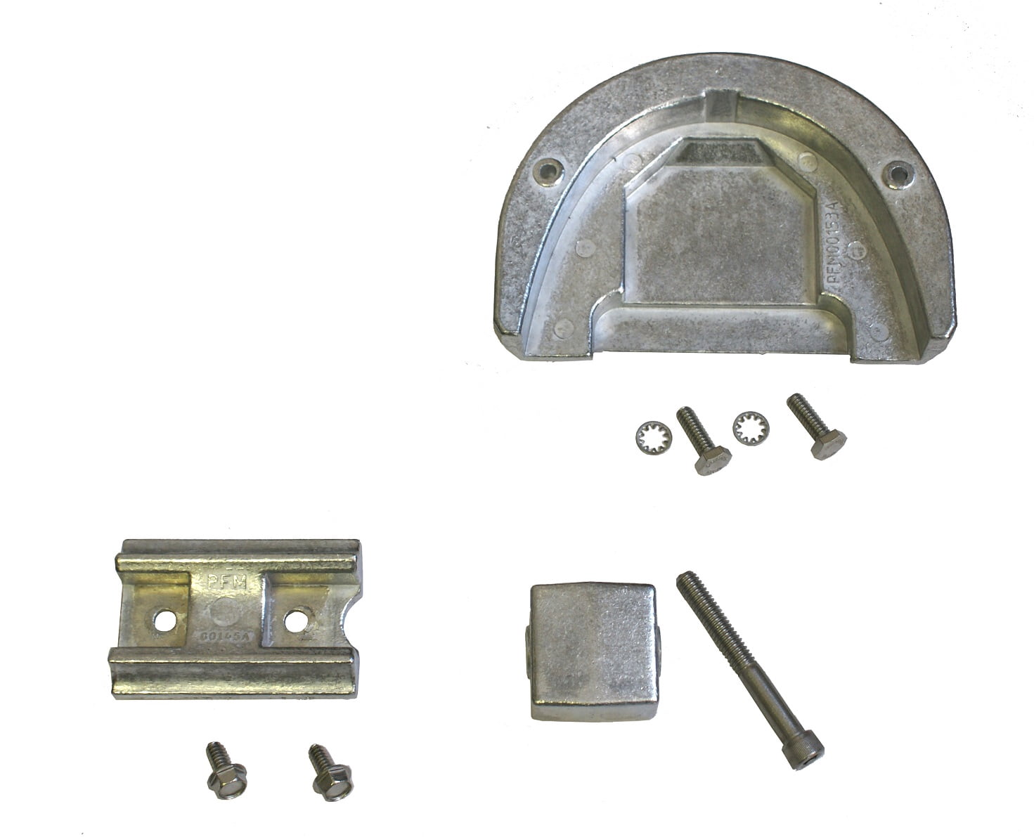 Complete Aluminum Anode Kit for Bombardier OMC Cobra Outdrives w ...