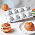6 Cavity Blueberry Silicone Baking Mold, Fruit Shaped Non-Stick Mousse ...