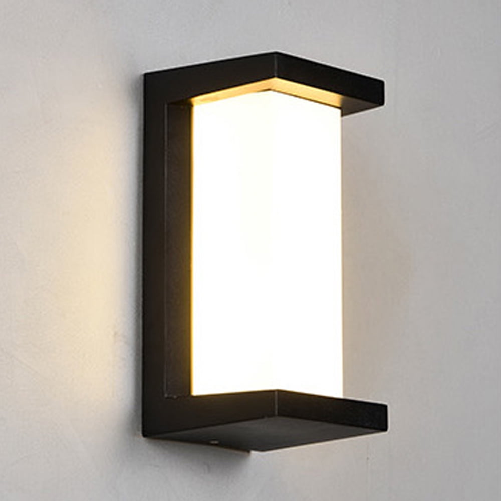 Three types of neutral light external waterproof wall lamps, villa wall ...