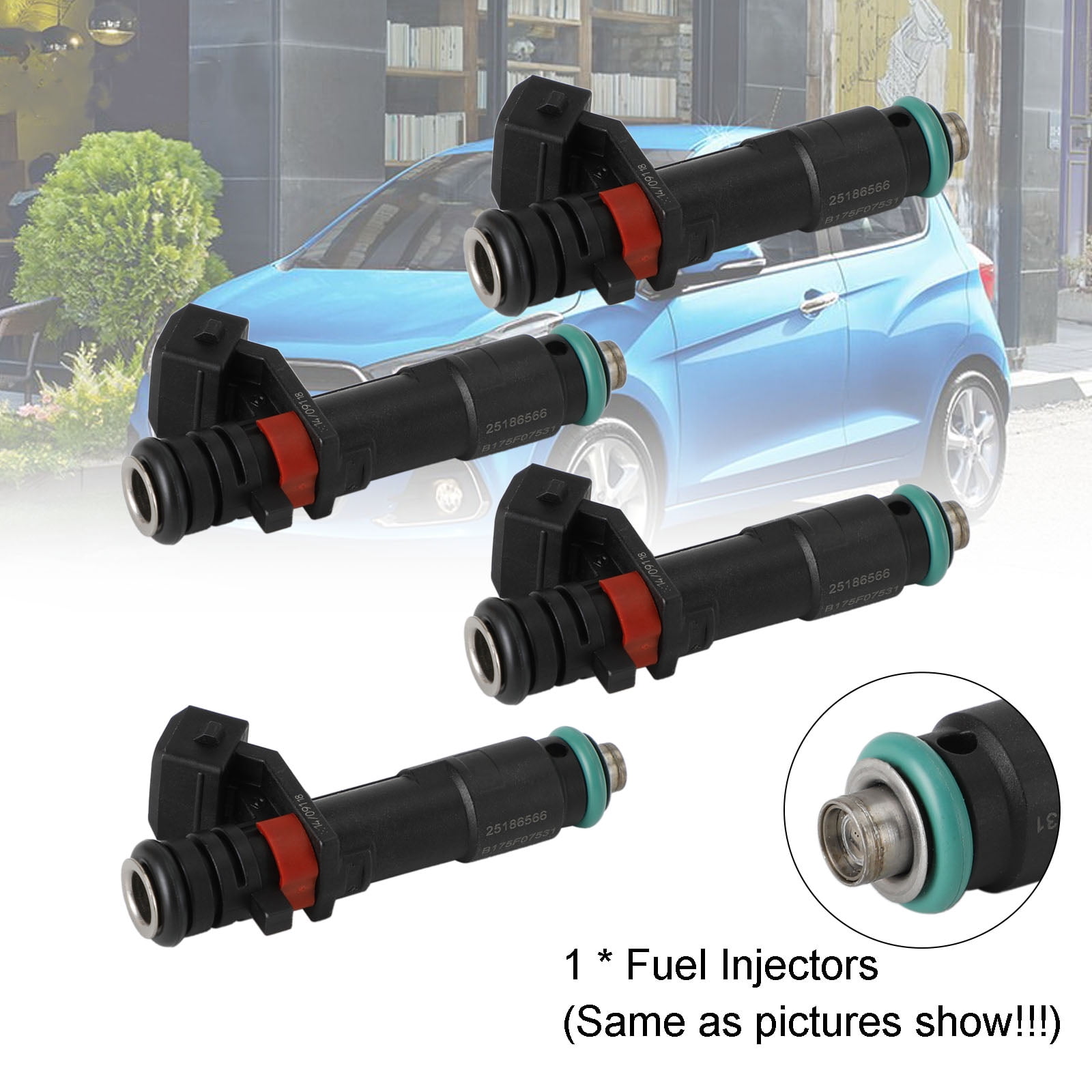 4 inyectores de combustible 96800843 aptos para Chevrolet Spark 2011 ...