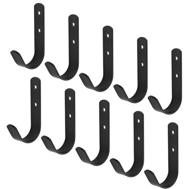 Brainerd 27" Architectural Rail with 5 Architectural Hooks, Flat White ...