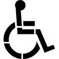 Handicap Parking Stencil | 24 inch (1 Part Stencil) | 60 mil Standard ...