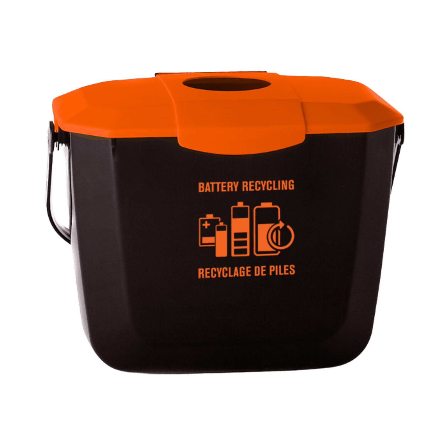Nova Products 2 Gallons (8L) Battery Collection Bin - Eco-Friendly ...
