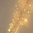 Warm White Cluster Lights on Thin Copper Wire, 200 Micro LED USB Plug ...