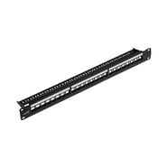 NavePoint 4U Vertical Rack Rail Pair DIY Kit with Hardware, Black ...