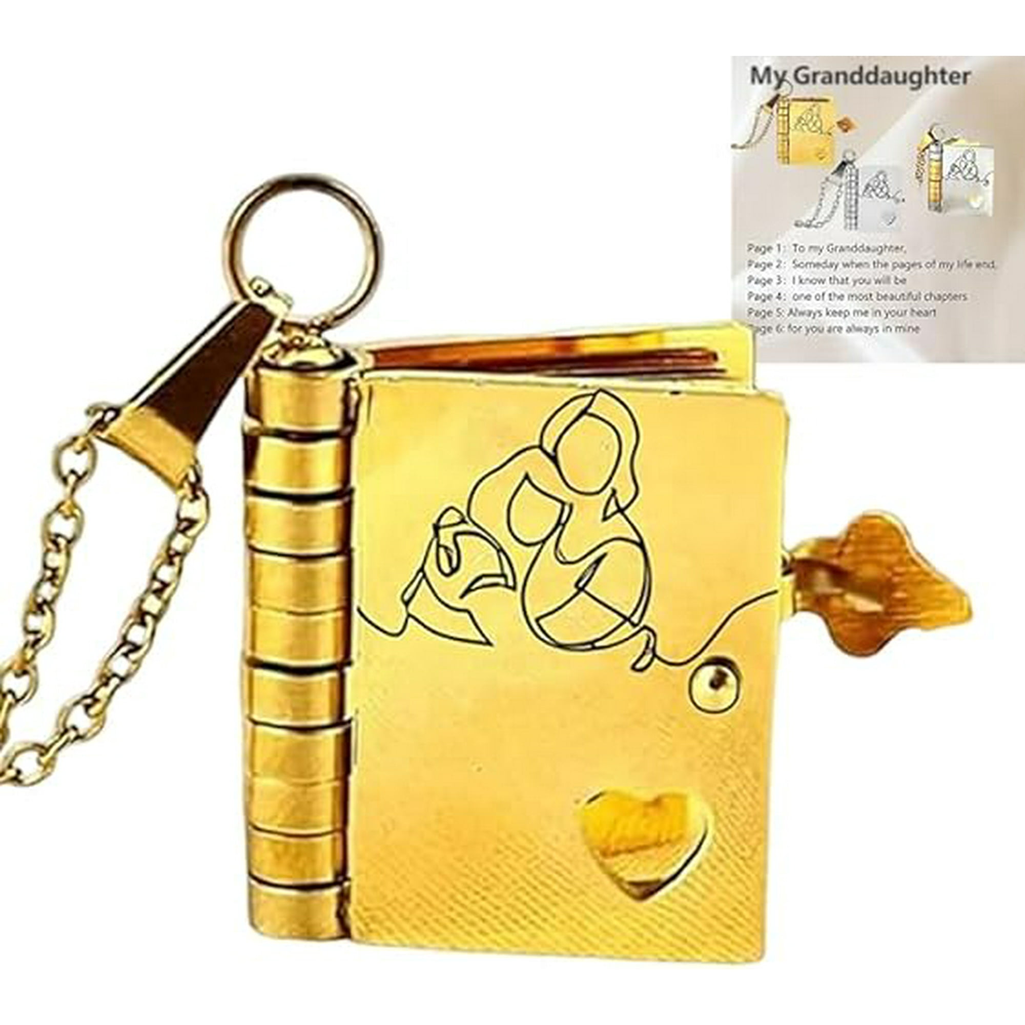 Click here for Haohaos For Granddaughter Book Necklace  The Most... prices