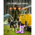 77oz Large Dog Water Bottle - Portable Travel Dog Water Dispenser ...