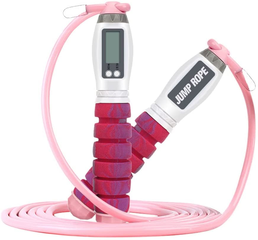 Workout Jump Rope with Counting ,9.85ft Adjustable Skipping Rope with ...