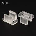 Uxcell Led Neon Mounting Clips, Fixing Clamps Holder Fit 5mm Silicone ...