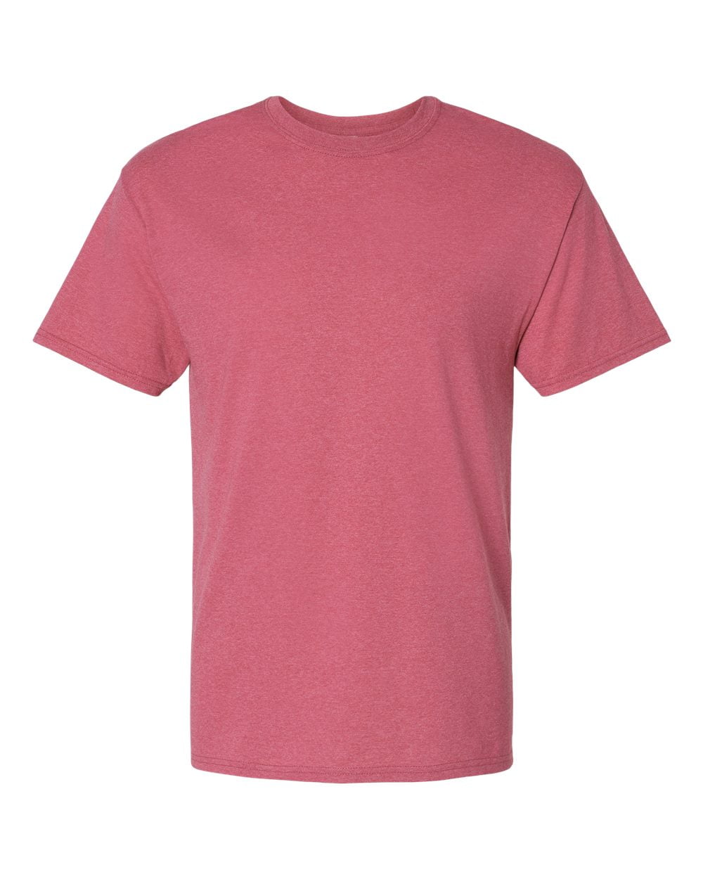 Fruit of the Loom - HD Cotton Short Sleeve T-Shirt - 3930R - Raspberry Heather - Walmart.com