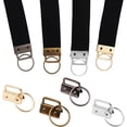 40Pcs 1 Inch Key Fob Hardware Bulk Gold Fob Wristlet Hardware Keychain ...