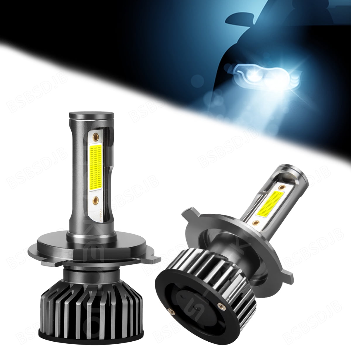 For Toyota Tacoma 1997-2015 LED Headlight 6000K Cool White Kit 300% ...