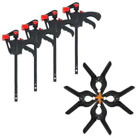 Wood Pole Clamps,quick Grip Clamps,4-inch Ratchet Bar Clamp Set ...