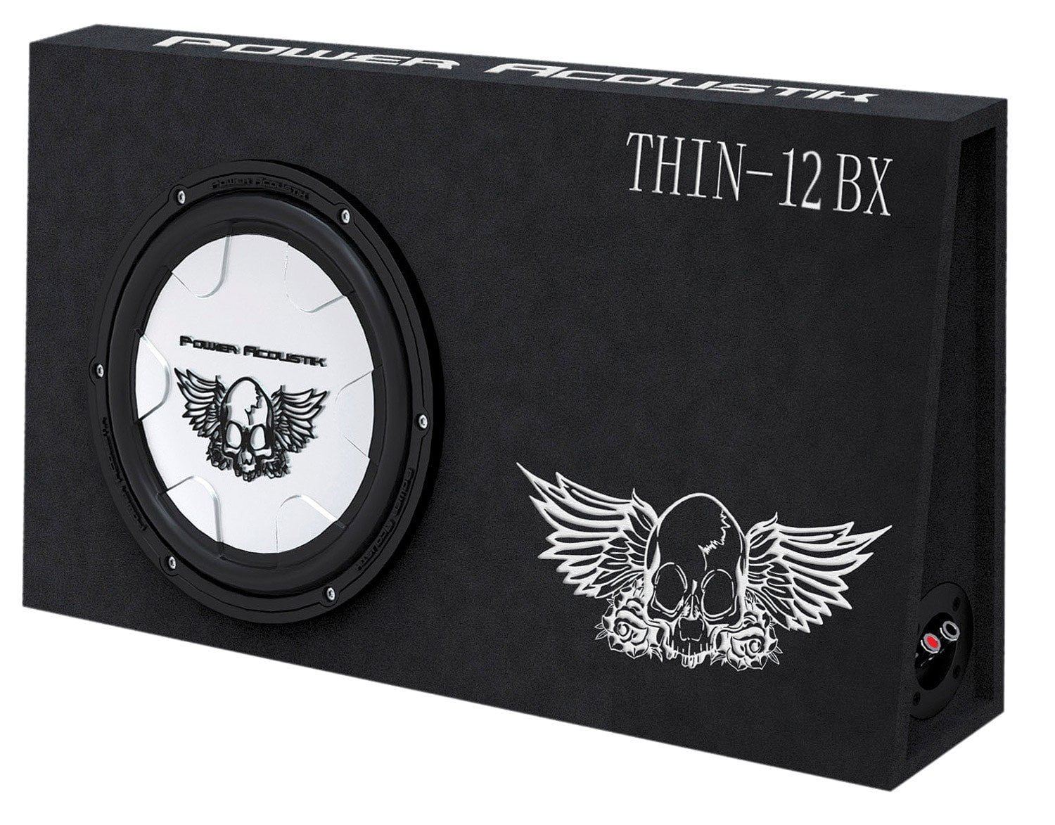 Power Acoustik 650W 12-Inch Car Woofer Box & Speaker - THIN-12BX ...
