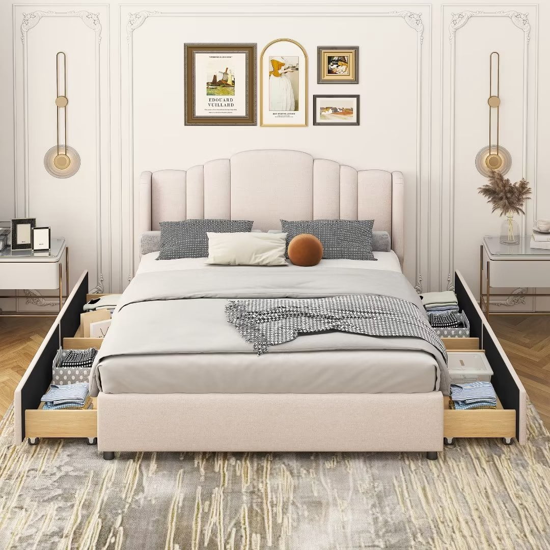 Modern Box Bed Designs In Wood