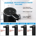 Automatic Soap Dispenser, 2 Pack Black Touchless Liquid Soap Dispenser ...