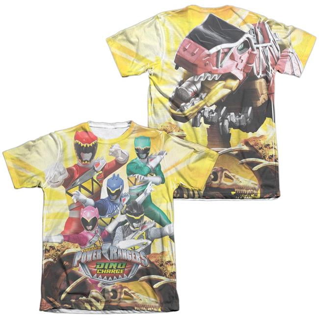 Power Rangers - Charged For Battle (Front/Back Print) - Short Sleeve ...