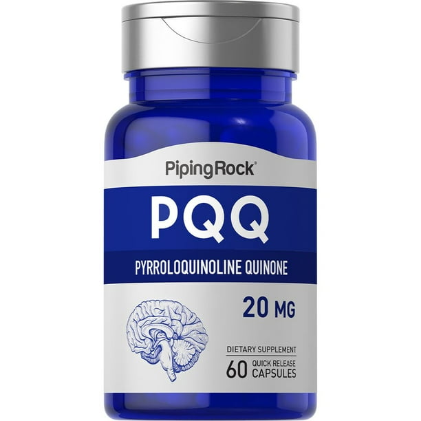PQQ 20mg | Pyrroloquinoline Quinone Supplement | 60 Quick Capsules ...