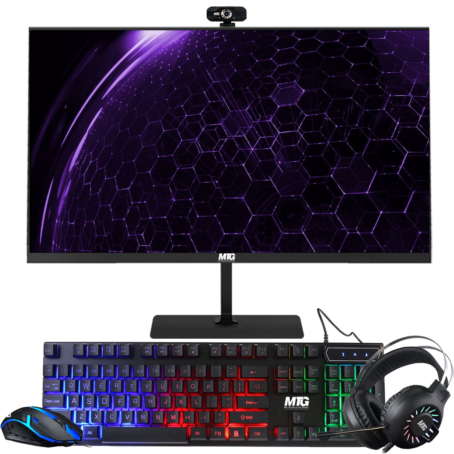 New 22 Inch MTG Monitor with RGB Backlit Mechanical Wired Gaming ...