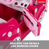 6V Huffy Disney Minnie Mouse Battery-Powered Ride-On Car, Kids Ages 3 ...