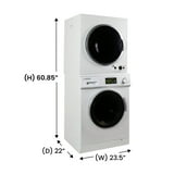 Equator Appliances Compact Washer & Dryer Set, EW 824 N-ED 850 Front ...