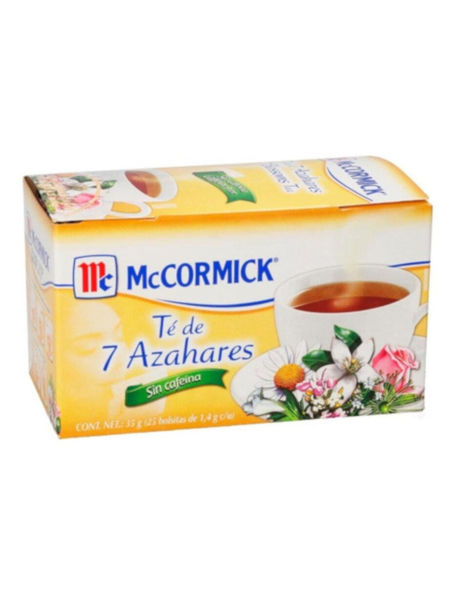 Pack de 24 Té de 7 Azahares McCormick caja de 25 sobres McCormick ...