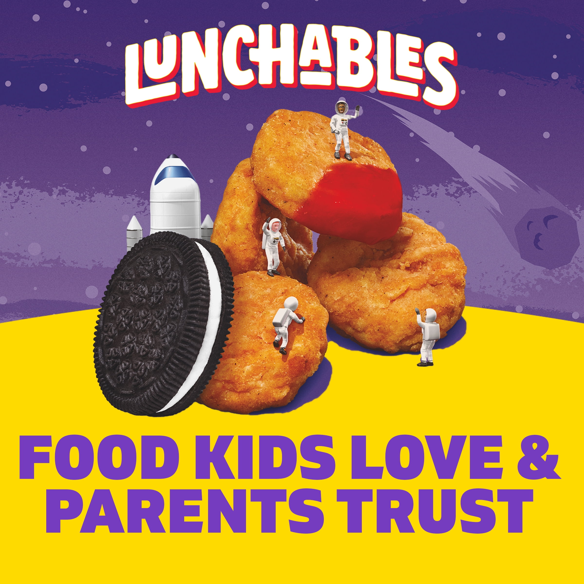 Buy Lunchables Chicken Dunks Kids Lunch Snack, 4 oz Tray, 1 Count ...