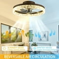 JLPAN Modern Ceiling Fans with Lights and Remote, 19.7in Low Profile ... JLPAN Modern Ceiling Fans with Lights and Remote, 19.7in Low Profile ...
