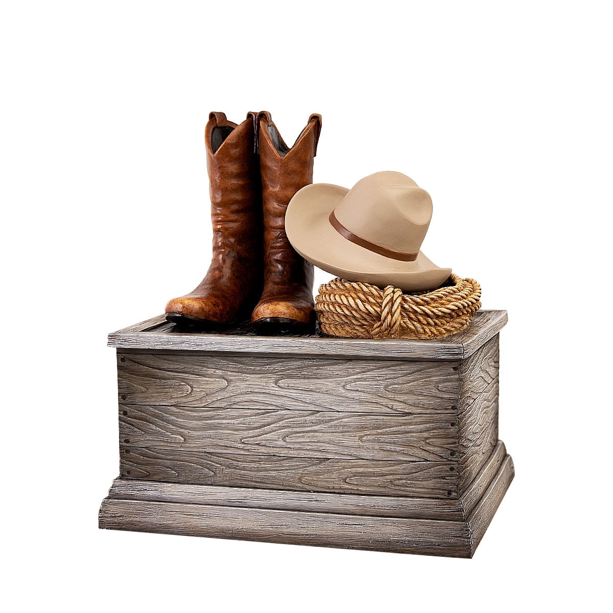Perfect Memorials Large Painted Cowboy Boots Cremation Urn - Walmart.com
