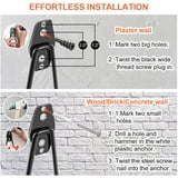 LANNEY Garage Hooks, 12 Pack, Heavy Duty Wall Mount Utility Hooks for ...