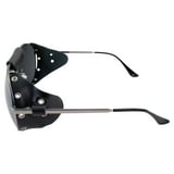 Global Vision Aviator-3 Motorcycle Sunglasses w/Side Shields Gunmetal ...