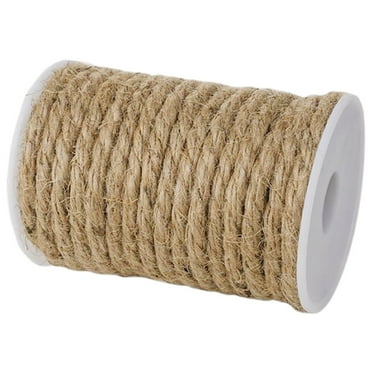 SEUNMUK Thick 33 Feet 1-1/4 Inch Jute Rope, Natural Hemp Fiber, Manila ...