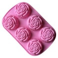 Rofhy 1×Silicone Mold,Rose Silicone Mold,Kitchen & Dining│Bakeware ...
